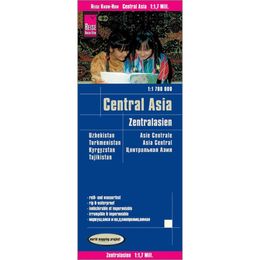 Reise Know-How Landkarte Zentralasien / Central Asia (1:1.700.000) : Usbekistan,...