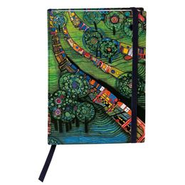 Hundertwasser Notizbuch &raquo;Gr&uuml;ne Stadt&laquo;
