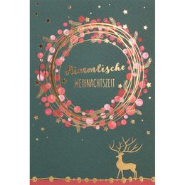 Weihnachtskarte - Himmlische Weihnachtszeit (6 St&uuml;ck)