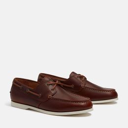 Timberland Herren Bootsschuh "CEDAR BAY ESSENTIAL BOAT SHOE", Gr. 42, braun, Leder, Schuhe, aus Leder