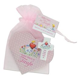 Geschenkset zur Taufe f&uuml;r M&auml;dchen - Mein Engel ist f&uuml;r mich da (1 St&uuml;ck)