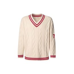 Pepe Jeans Pullover 'Pace' Herren Gr&ouml;&szlig;e L rot / offwhite