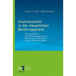 Insolvenzrecht in der steuerlichen Beratungspraxis