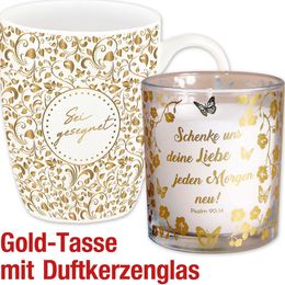 Spar-Set: Tasse und Duftkerze