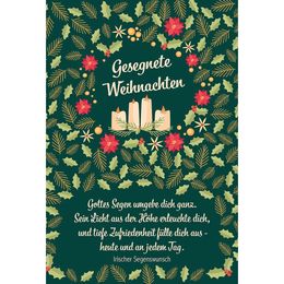 Postkarten &raquo;Gesegnete Weihnachten&laquo;