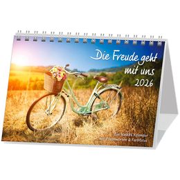 Aufstellkalender &raquo;Die Freude geht mit uns 2026&laquo;