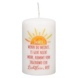 Stumpenkerze &raquo;Lichtlein&laquo;