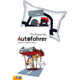 Edition XXl GmbH Die Wahrheit &uuml;ber Autofahrer (Buch) mit Scheibenschwamm