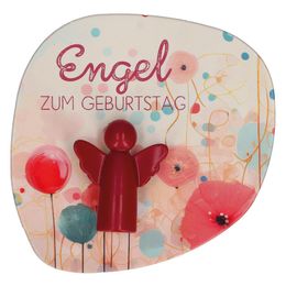 Engelfigur aus Metall - Engel zum Geburtstag