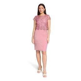 Vera Mont Damen Etuikleid "Damen mit Spitze"vintage blossom, Gr. 42, Obermaterial: 95% Polyester, 5% Elasthan. Futter: 100% Polyester, Kleider