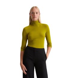 Marc O'Polo MARC O'POLO Damen Langarmshirt "aus TENCEL Modal"bright pea, Basic, Gr. XL, unifarben, Obermaterial: 95% Modal, 5% Elasthan, Shirts