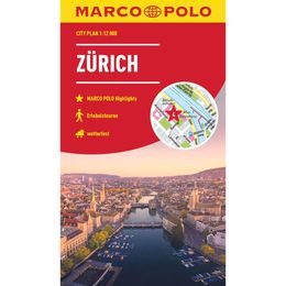 MARCO POLO Cityplan Z&uuml;rich 1:12.000