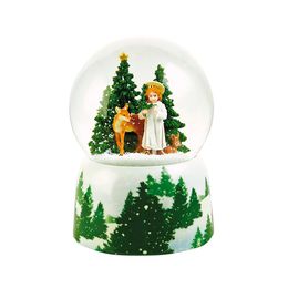 Spieluhr-Schneekugel &raquo;Christkind&laquo;
