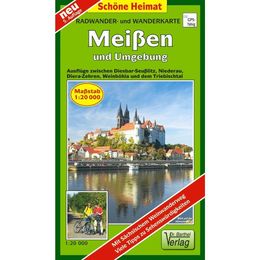 Mei&szlig;en und Umgebung 1 : 20 000. Wander- und Radwanderkarte