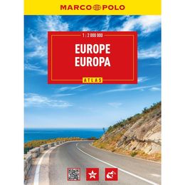 MARCO POLO Reiseatlas Europa 1:2 Mio.