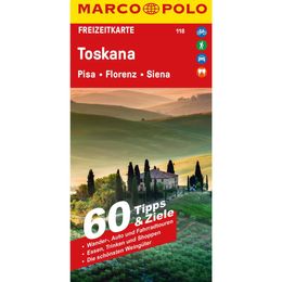 MARCO POLO Freizeitkarte 118 Toskana 1:125.000