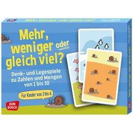 Mehr, weniger oder gleich viel?