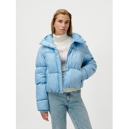 LEGER Damen Steppjacke "Viveka, LeGer by Lena Gercke"hellblau, Gr. 34, Obermaterial: 100% Polyester, Jacken, Cropped, mit Rucksack-Riemen innen,