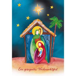 Weihnachtskarte - Ein gesegnetes Weihnachtsfest (6 St&uuml;ck)