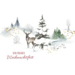Weihnachtskarte - Ein frohes Weihnachtsfest (6 St&uuml;ck)