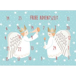 Adventskalenderkarte - Frohe Adventszeit (6 St&uuml;ck)