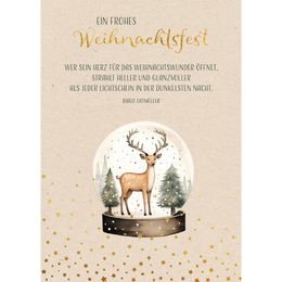 Postkarte - Ein frohes Weihnachtsfest (10 St&uuml;ck)