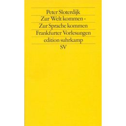 Zur Welt kommen. Zur Sprache kommen