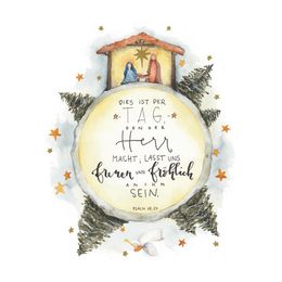 Weihnachtskarte - Dies ist der Tag... (6 St&uuml;ck)