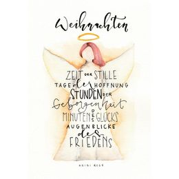 Weihnachtskarte - Weihnachten - Zeit der Stille... (6 St&uuml;ck)