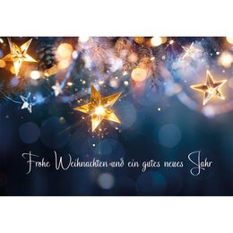 Weihnachtskarte - Frohe Weihnachten und ein gutes neues Jahr (6 St&uuml;ck)