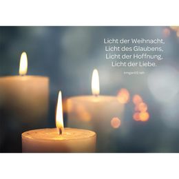 Weihnachtskarte - Licht der Weihnacht (6 St&uuml;ck)