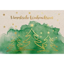 Weihnachtskarte - Himmlische Weihnachtszeit (6 St&uuml;ck)