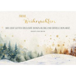 Postkarte - Frohe Weihnachten (10 St&uuml;ck)