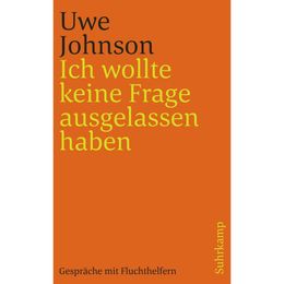 Ich wollte keine Frage ausgelassen haben