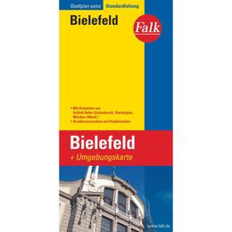 Falk Stadtplan Extra Bielefeld 1:20 000