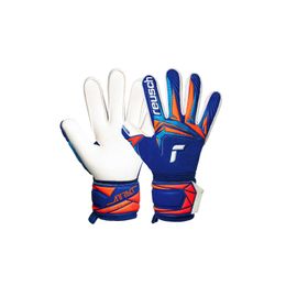 Reusch Damen Torwarthandschuhe "Attrakt Advance"blau, Gr. 11, 34% Polyester, 25% Latex, 3% Lederimitat, 2% Gummi, 1% Baumwolle, Handschuhe, mit