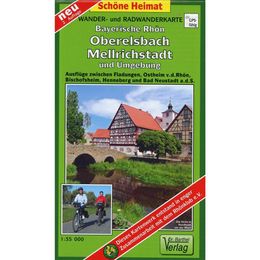 Bayerische Rh&ouml;n, Oberelsbach, Mellrichstadt und Umgebung Radwander- und Wanderka...
