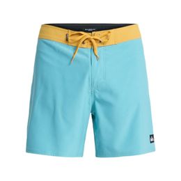 Boardshorts Quiksilver "Surfsilk Kaimana 16", Herren, Gr. 31SM, aqua, Obermaterial: 88% Microfaser, 12% Elasthan;, Hosen Boardshorts