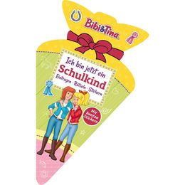 Bibi & Tina - Ich bin jetzt ein Schulkind: Eintragen, R&auml;tseln, Stickern