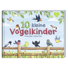 10 kleine Vogelkinder