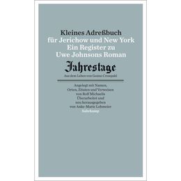 Kleines Adressbuch f&uuml;r Jerichow und New York