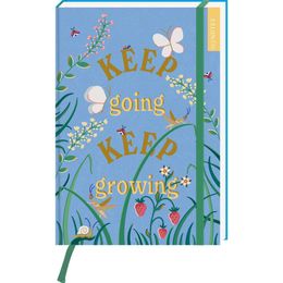 myNOTES Papeterie: Notizbuch A5 Cottage Style: Keep going keep growing