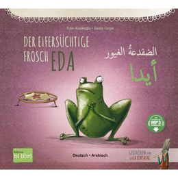 Der eifers&uuml;chtige Frosch Eda (Deutsch-Arabisch)