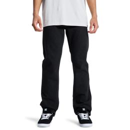Straight-Jeans DC Shoes "Straight", Herren, Gr. 36(XL) / L&auml;nge 34(L), L&auml;nge 34, schwarz tint, Obermaterial: 75% Walkfrottier, 25% Walkfrottier;, Jeans Straight-Jeans