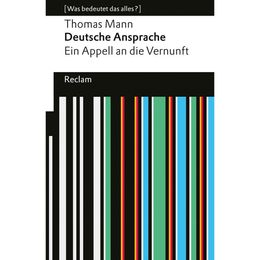 Deutsche Ansprache. Ein Appell an die Vernunft