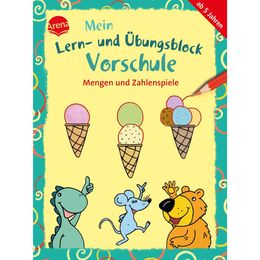 Mein Lern- und &Uuml;bungsblock Vorschule. Mengen und Zahlenspiele