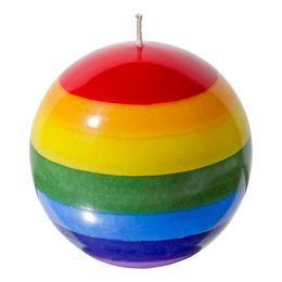 Kugelkerze &raquo;Regenbogen&laquo;