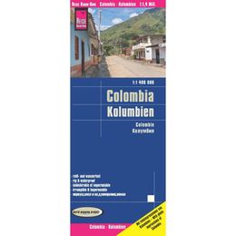 Reise Know-How Landkarte Kolumbien / Colombia 1:1.400.000