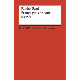 Et mes yeux se sont ferm&eacute;s