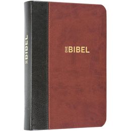 Schlachter 2000 Bibel - Taschenausgabe (Softcover, grau/braun)